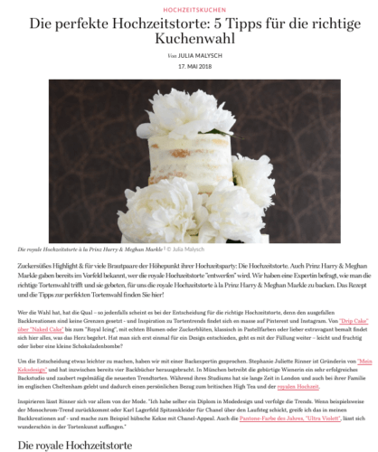 Presse zu Stephanie Juliette Rinner, Mein Keksdesign und Backbox