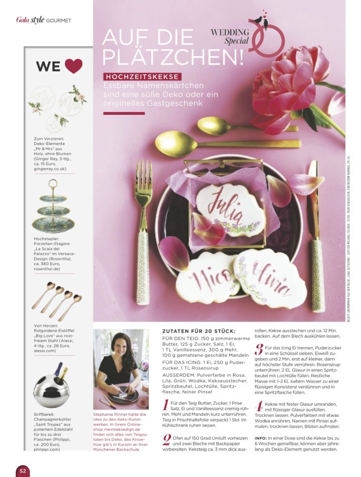 Presse zu Stephanie Juliette Rinner, Mein Keksdesign und Backbox